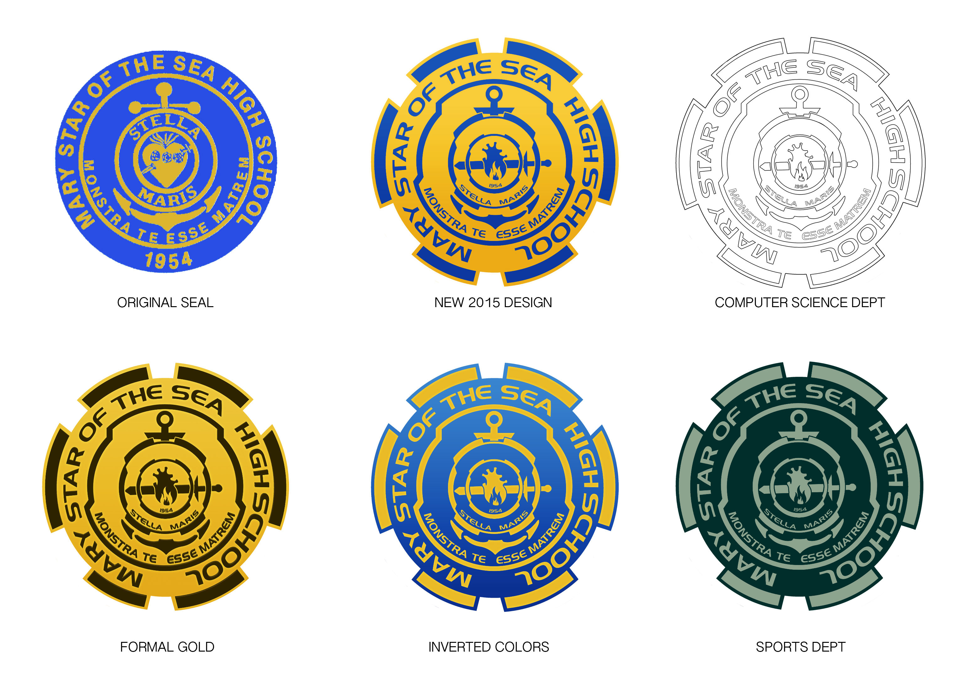 My catholic high school logo was boring so I made a new one. : r ...